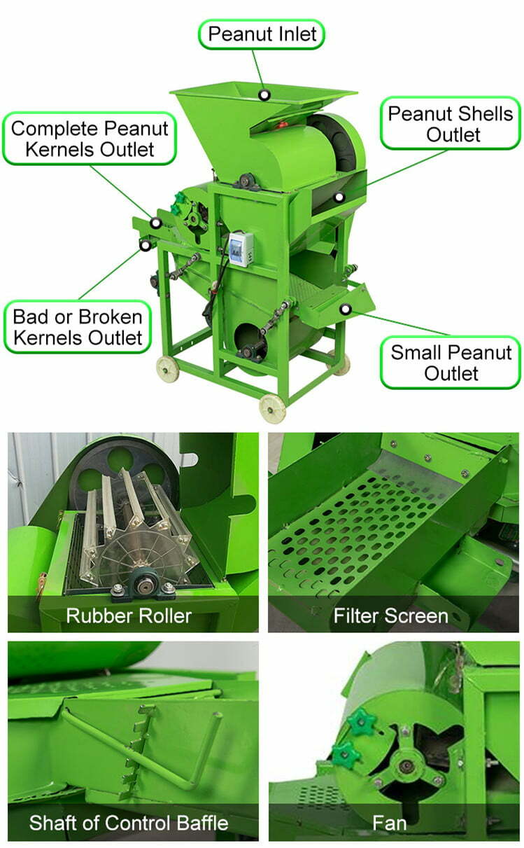 Peanut Shelling Cracking machine | Groundnut sheller